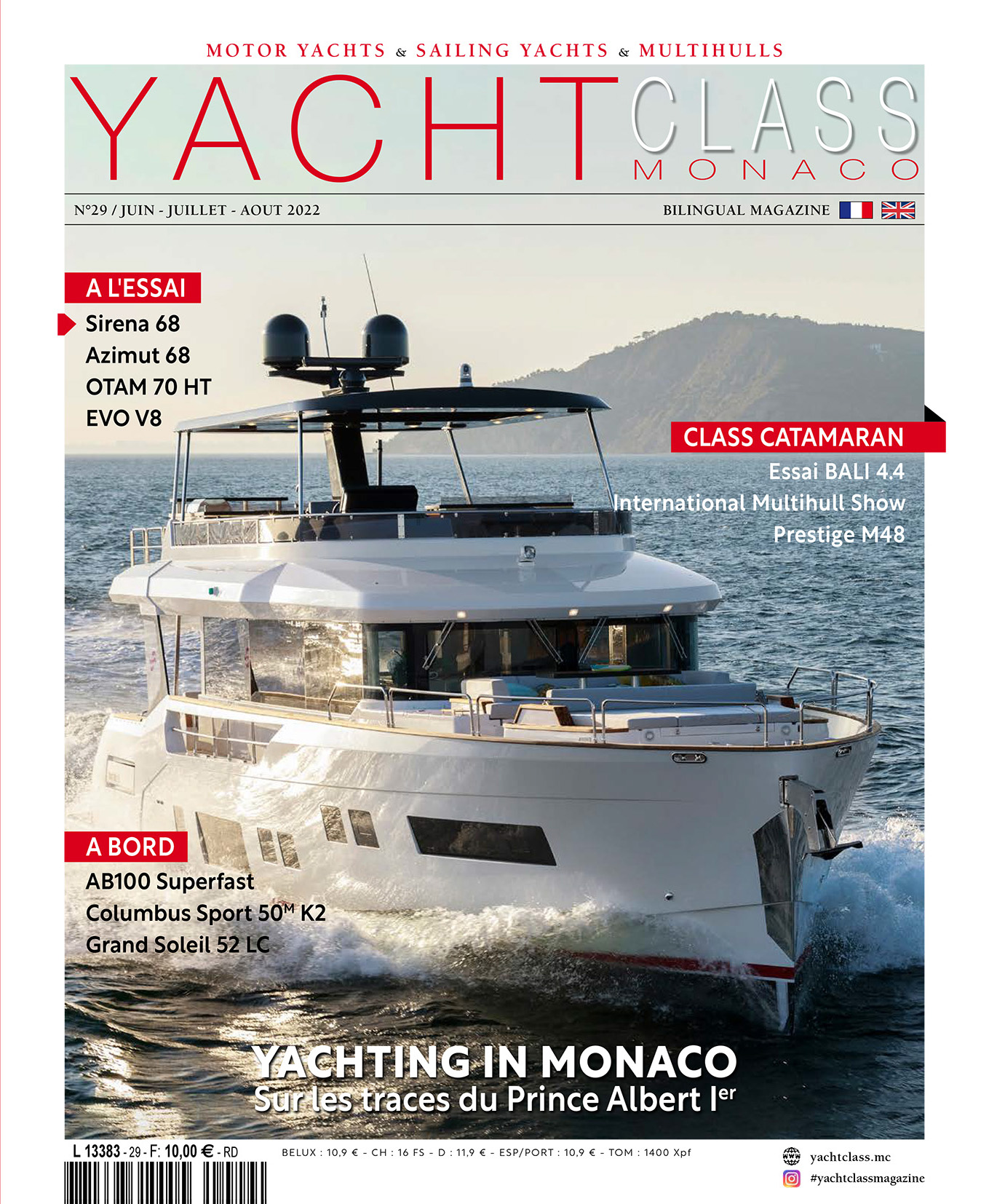 Yacht Class n°29 (juin-juil-août 2022)