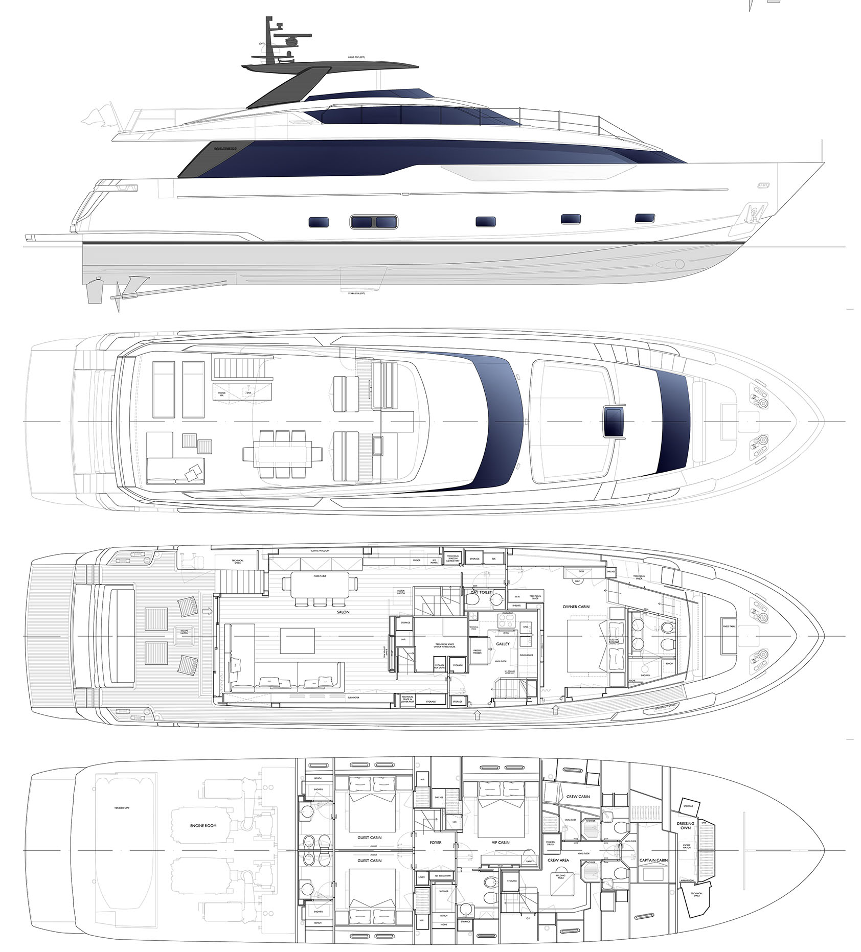 SANLORENZO SL90 ASYMMETRIC - YachtClass